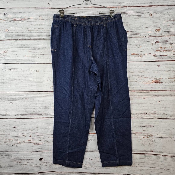 Roaman's | Jeans | Roamans Highrise Pullon Chambray Jean Women Plus 22w ...